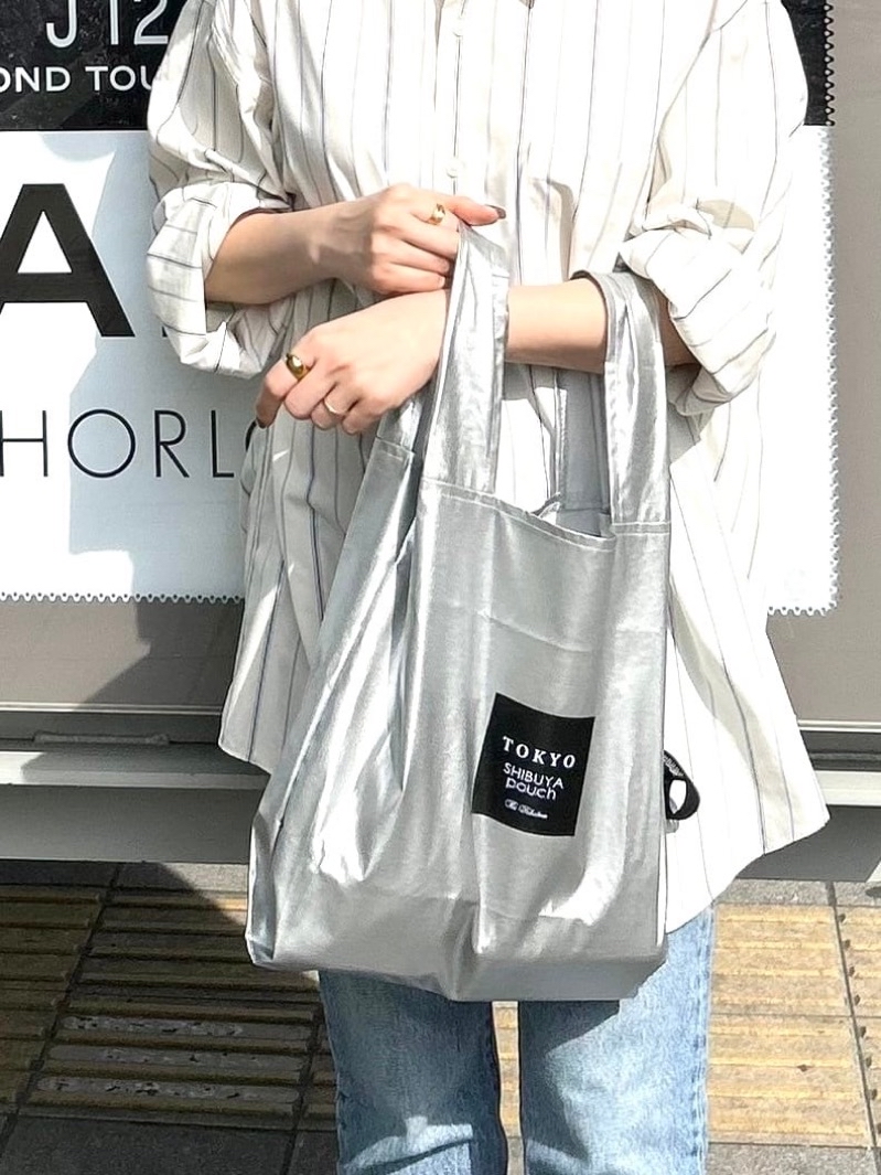 現貨在台速出/日本代購🇯🇵 TOKYO SHIBUYA POUCH 東京 涉谷限定 日本超火紅平價環保購物袋 L號日本製 | 蝦皮購物