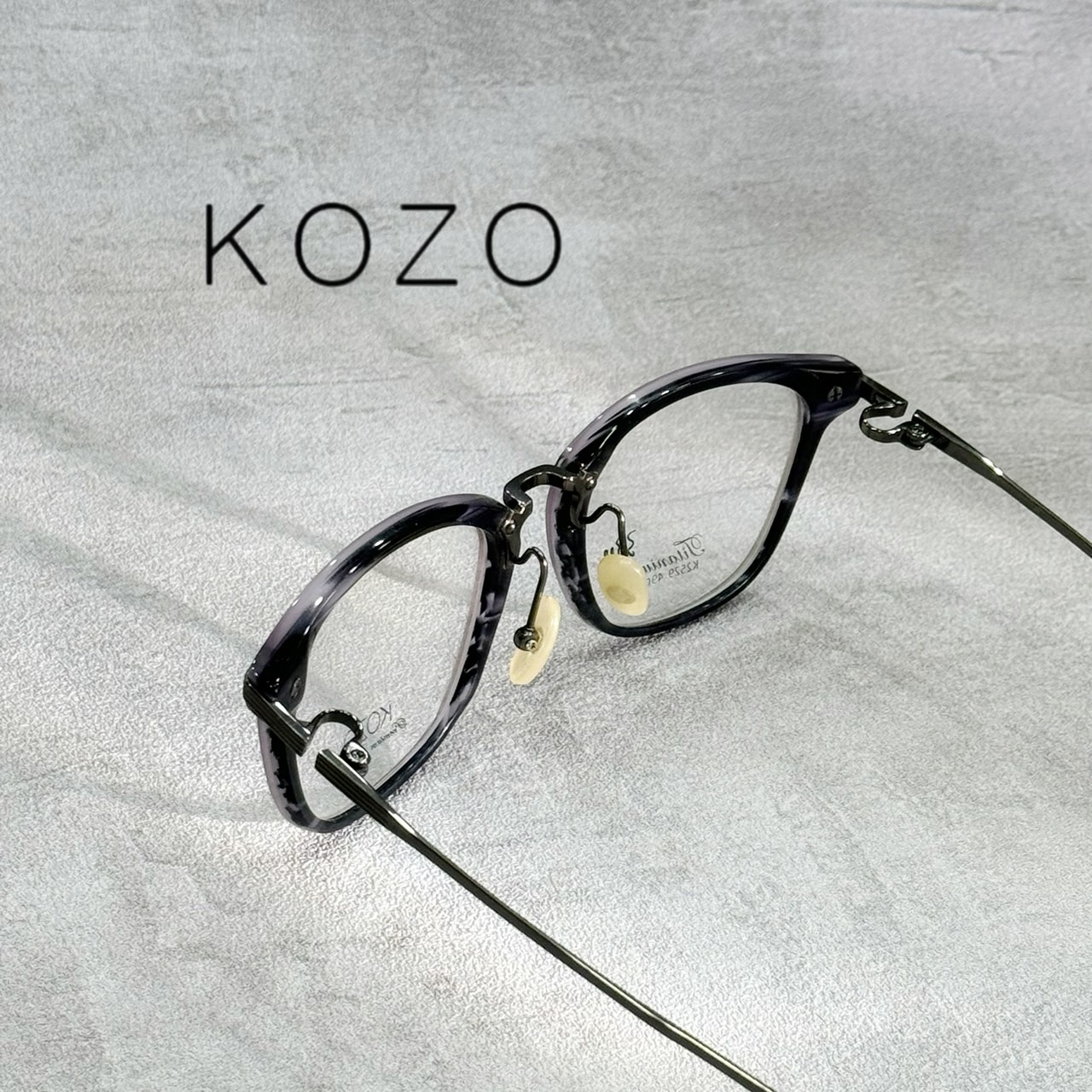 【KOZO】高度近視｜日本絕佳配種平衡｜純鈦｜手工鏡框｜透藍紫色｜醋酸纖維出清｜K2529 C2【唯光眼鏡】 | 蝦皮購物