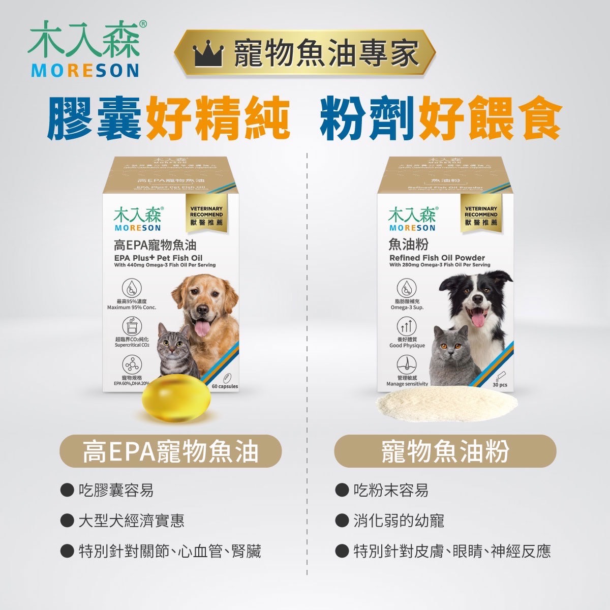 【2件9折3件88折起】木入森MORESON犬寶全品項-變不臭犬寶氣力升魚油寵物魚油狗狗益生菌 寵物益生菌 軟便 拉肚子 | 蝦皮購物