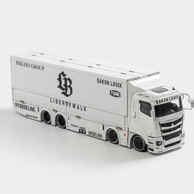 GCD 1/64 LBWK 三菱 Mitsubishi 雙授權 LB-TRUCKS 鷗翼 低趴 卡車 貨車 運載車 | 蝦皮購物