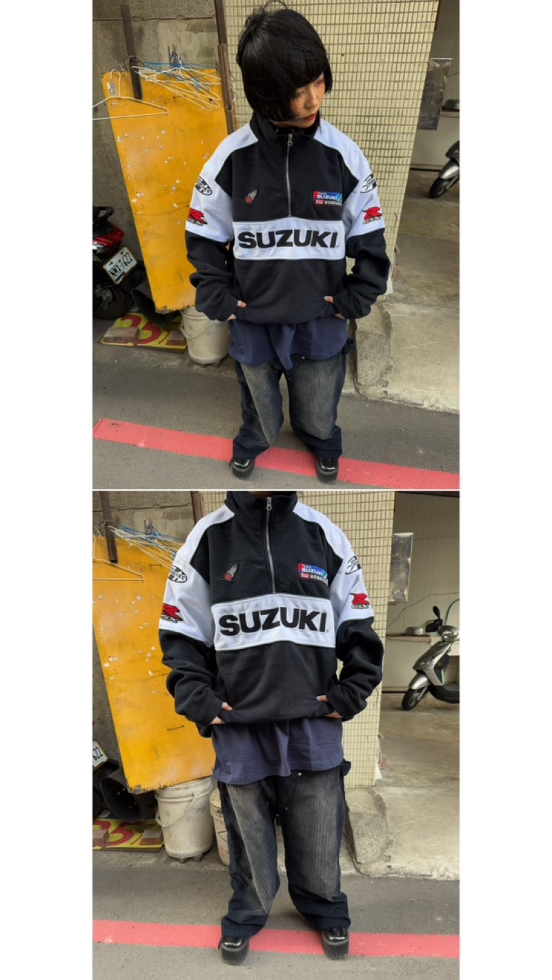 鈴木Suzuki x Joe Rocket 搖粒絨外套 （刺繡Logo) | 蝦皮購物