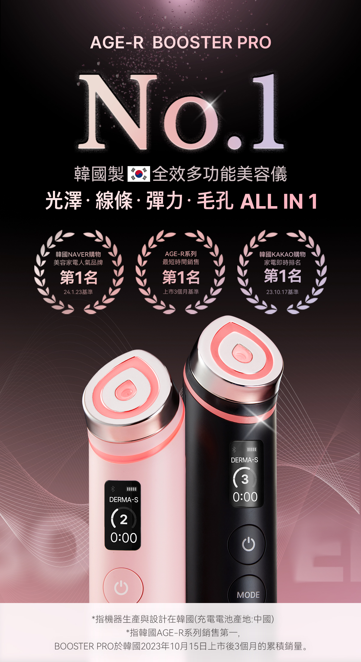 【medicube】Age-R Booster PRO全效多功能美容儀(2件組) | 蝦皮購物