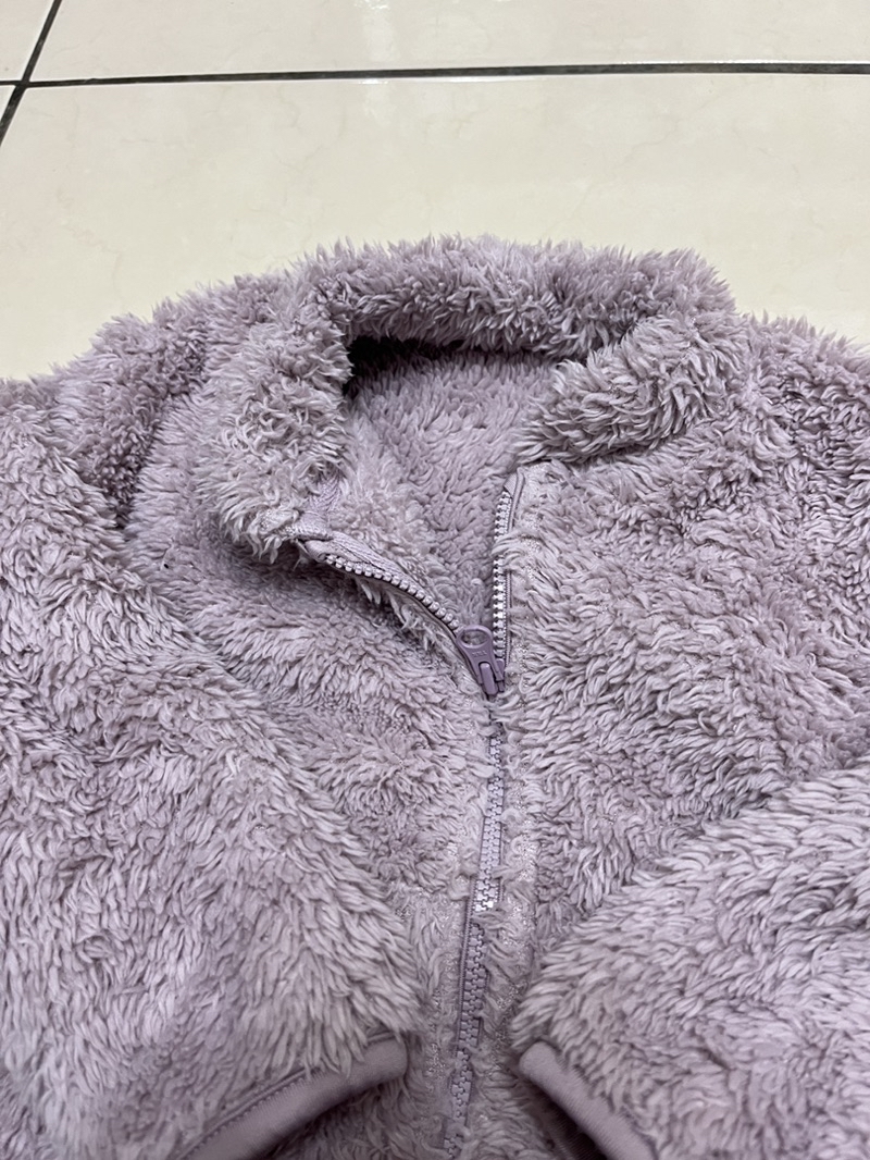 二手童裝 (尺90) 【Lativ】長刷毛外套(淺紫） | 蝦皮購物