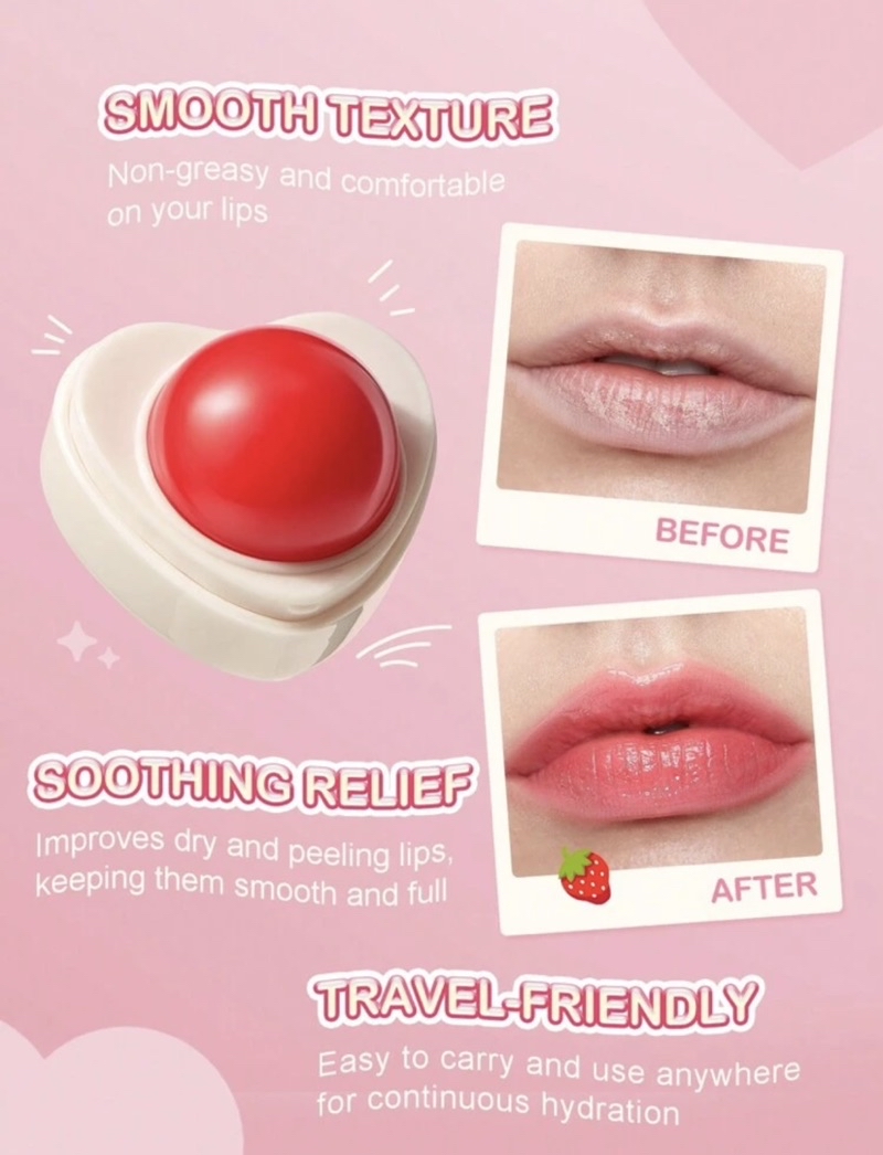 Lip Balm strawberry cherry lip care moist bibir kering | 蝦皮購物