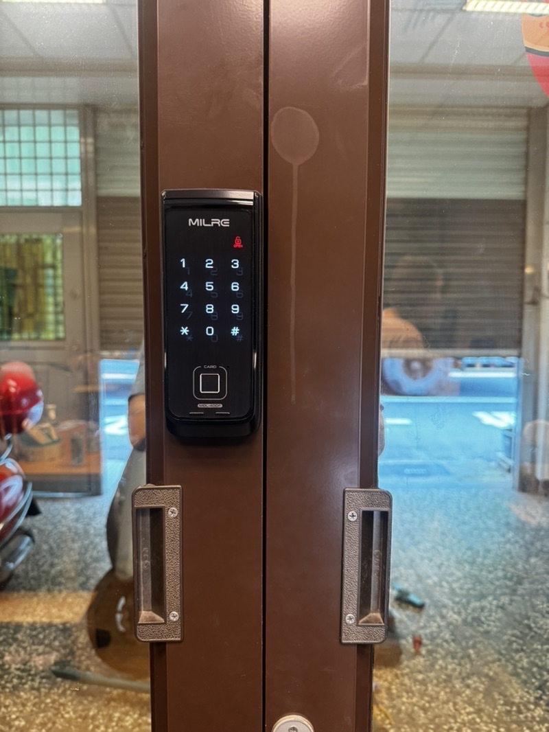 Milre 美樂 MDL-400F 橫拉門 防水電子鎖 三合一 (指紋+卡片+密碼) ★全台到府安裝★**保固三年** | 蝦皮購物