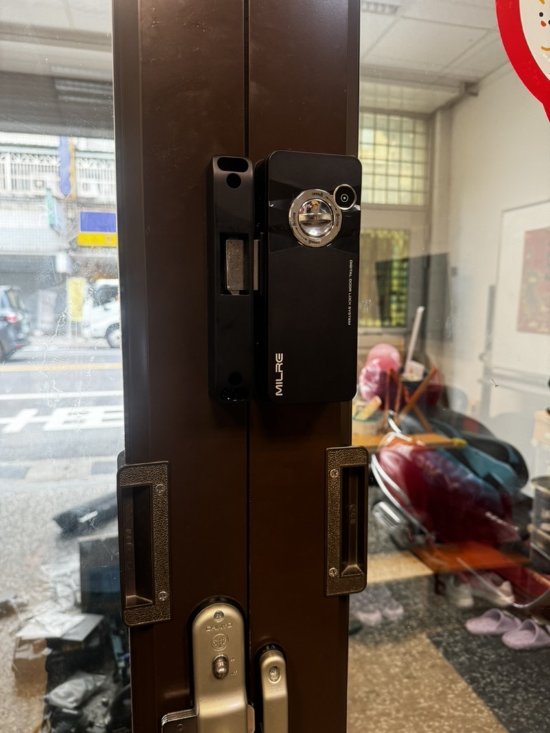 Milre 美樂 MDL-400F 橫拉門 防水電子鎖 三合一 (指紋+卡片+密碼) ★全台到府安裝★**保固三年** | 蝦皮購物