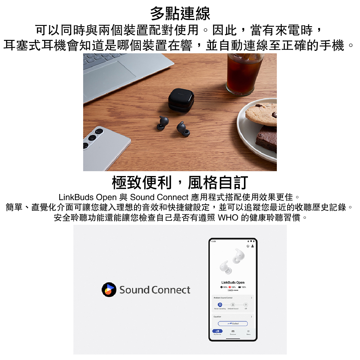 SONY 索尼 WF-L910『送耳勾』LinkBuds Open 開放式 真無線藍牙耳機 | My Ear 耳機專門店 | 蝦皮購物