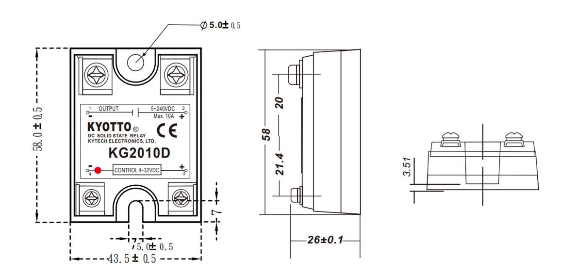 KYOTTO SSR KG2025D 固態繼電器 (DC - DC) 5-240VDC | 蝦皮購物