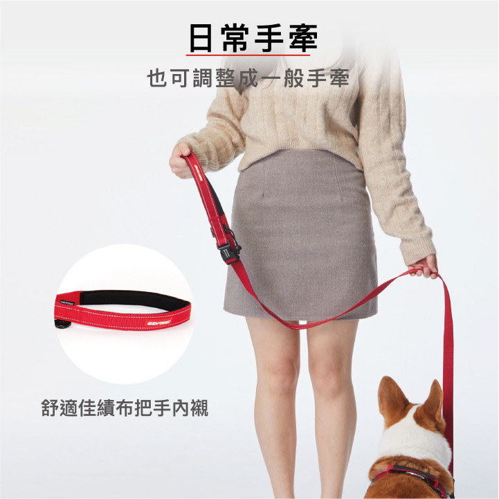 【澳洲EzyDog】跑步牽繩210公分 一般版/輕巧版 零拉力牽繩 多功能牽繩 斜背牽繩 防暴衝牽繩 高彈力牽繩 免手牽 | 蝦皮購物