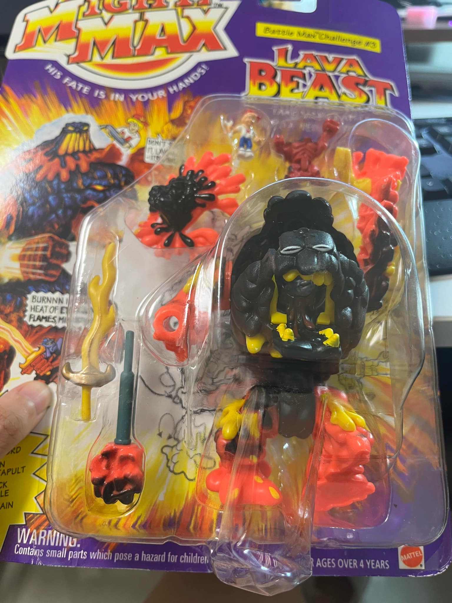 ⭐ 全新 現貨 ⭐絕版商品 萬能麥斯 大戰岩漿怪魔（Mighty Max Melts Lava Beast） | 蝦皮購物