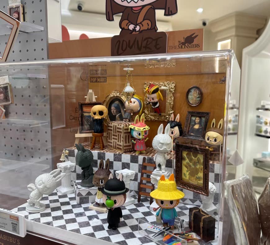 現貨 巴黎帶回 Labubu 公仔組 羅浮宮 限定 LOUVRE 藝術家 Labubu 一組12盒 (封膜未拆) | 蝦皮購物