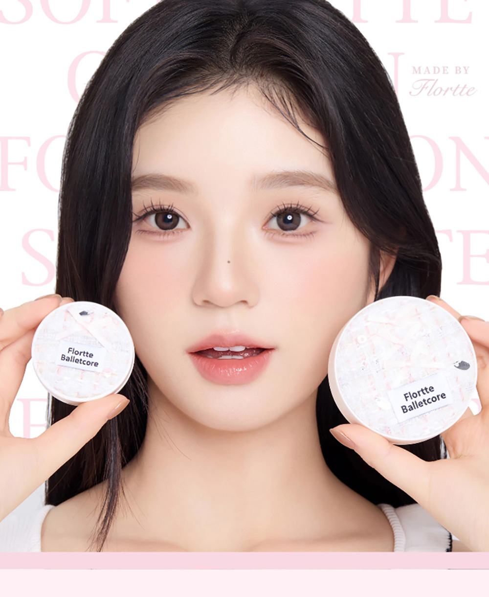 🌸台灣現貨🌸 美麗實力兼具 ˚ʚ ️ɞ˚ FLORTTE 花洛莉亞 芭蕾柔紗淨透氣墊霜 水光肌 小紅書推薦 | 蝦皮購物