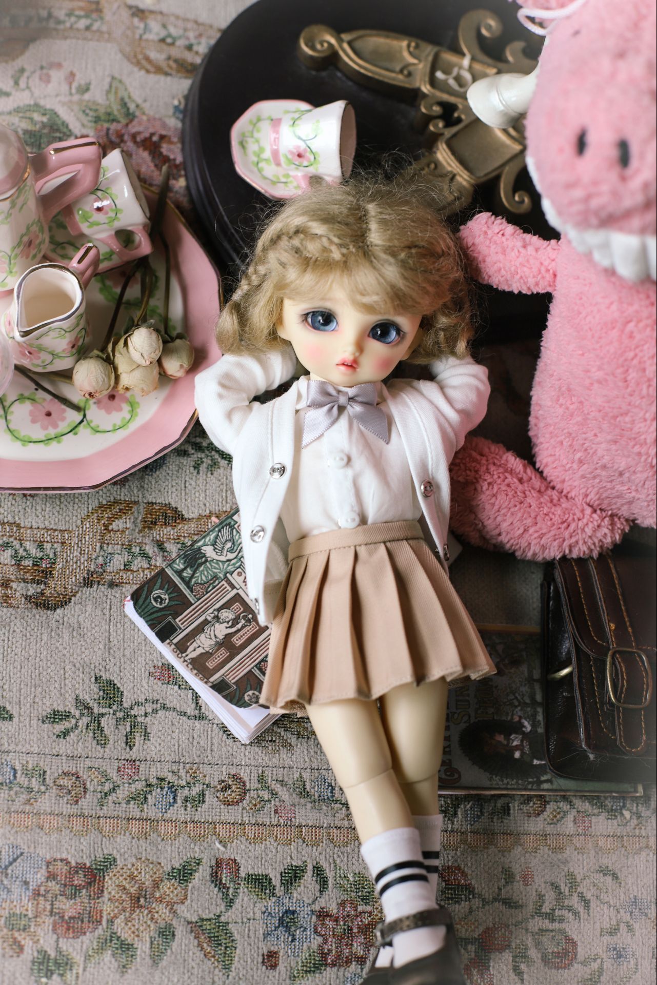 【台灣現貨+發票+隔日到貨】 小布娃娃 襪子 6分BJD 8分 OB22 OB24 大白好物 | 蝦皮購物