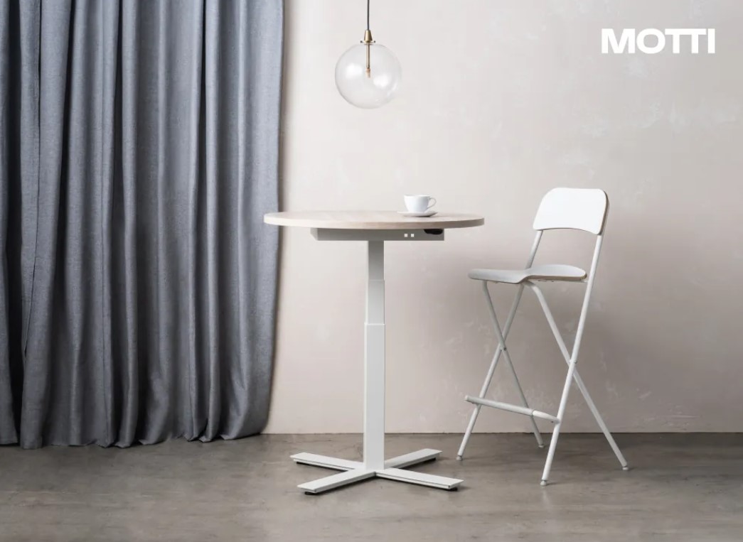 【耀偉】MOTTI 電動升降桌｜Solo 三節式單腳桌 邊桌/咖啡桌/工作桌/茶几 (含配送組裝服務) | 蝦皮購物