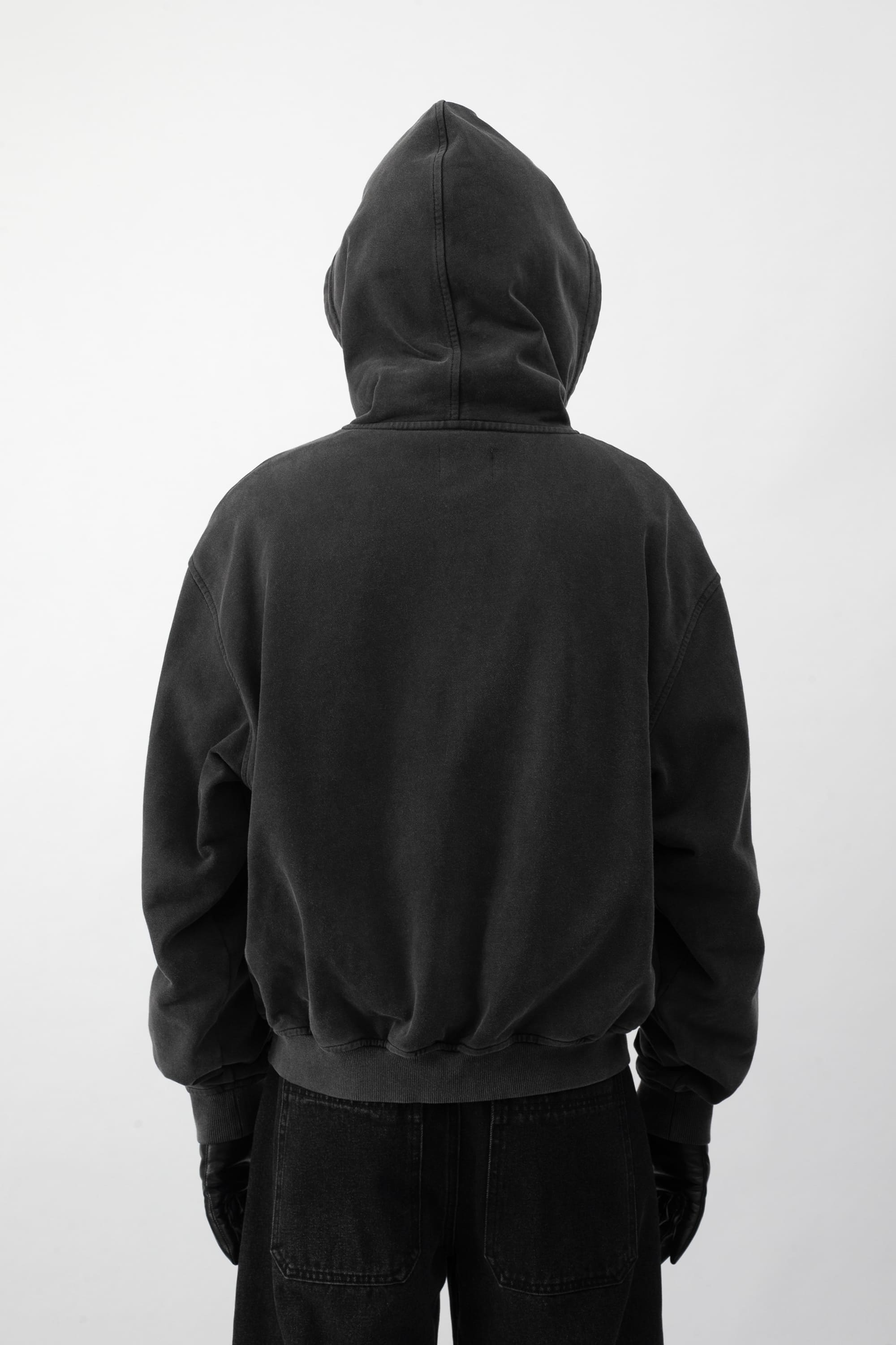 『Definite』Anonymous Talking / Zip-Up Hoodie - F24-LS04 | 蝦皮購物