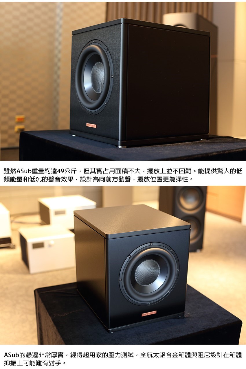美國 Magico ASUB 全鋁合金 碳纖維 超低音揚聲器/只 | 蝦皮購物