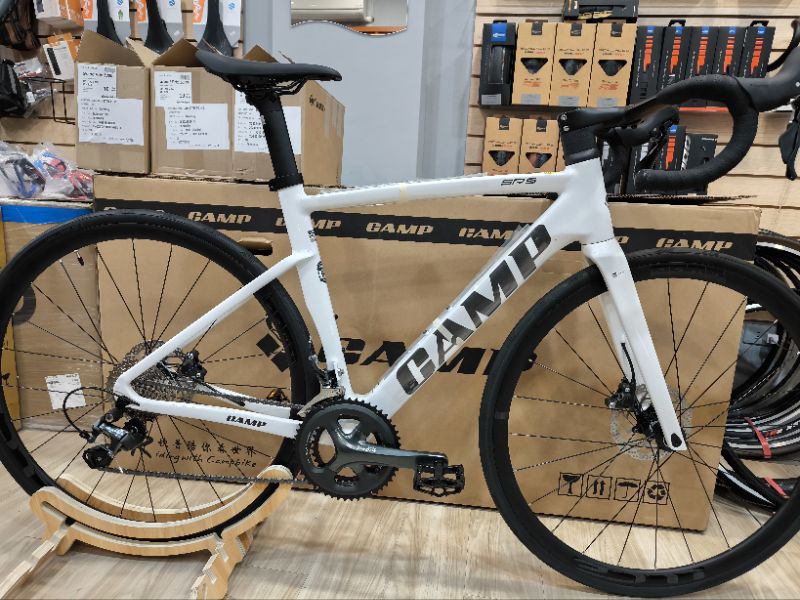 進化單車👉Camp SR5全隱藏線油壓碟煞公路車 碳纖維一体把/碳前叉Shimano碟煞 | 蝦皮購物