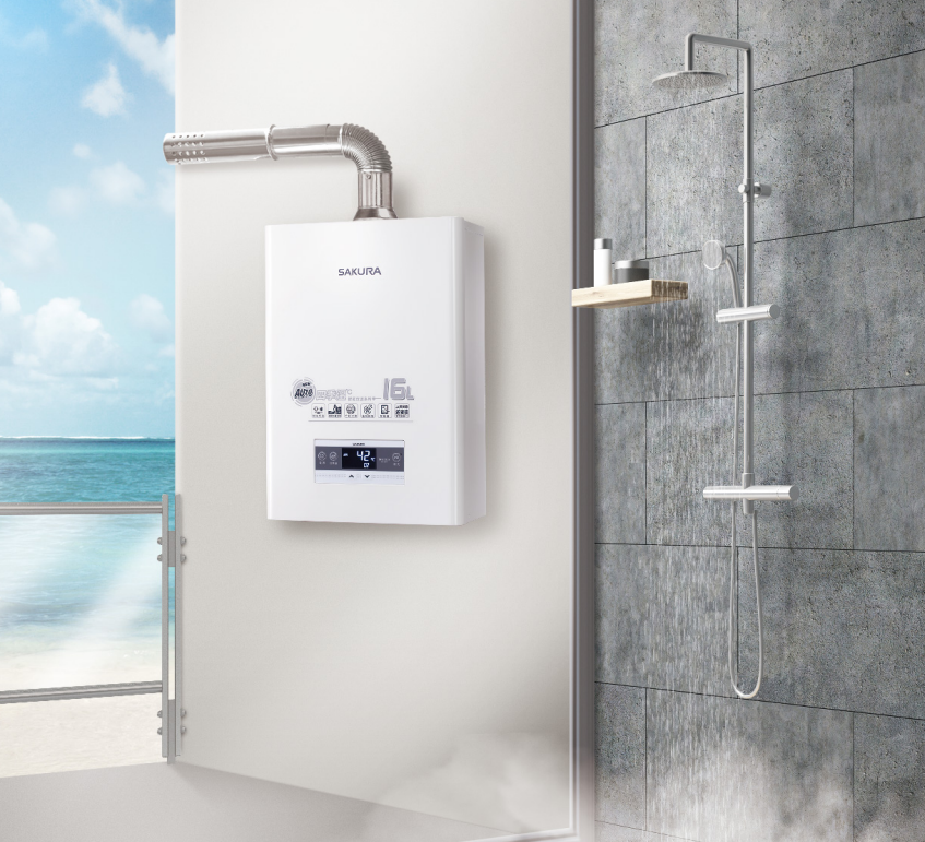 全台【含到府基本安裝】櫻花牌 DH-1670F 16L數位恆溫強制排氣熱水器 SH1670 DH1670 1670F | 蝦皮購物