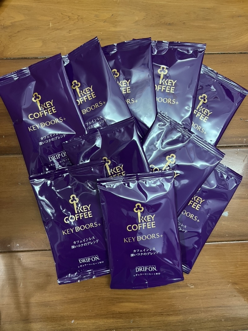 日本境內 咖啡粉 keycoffee 深焙 低咖啡因 濾掛 低咖啡因濾掛 零售 散賣 | 蝦皮購物