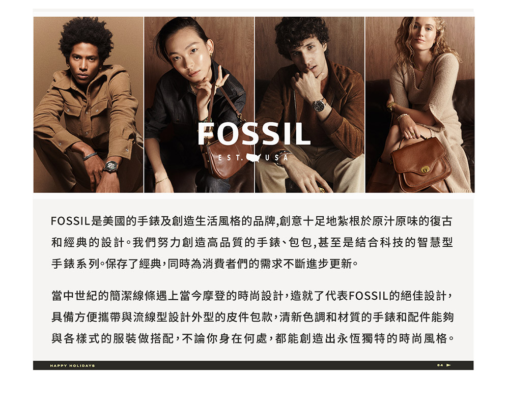 【FOSSIL官方旗艦館】Madison 真皮釦式短夾 (多色可選) | 蝦皮購物