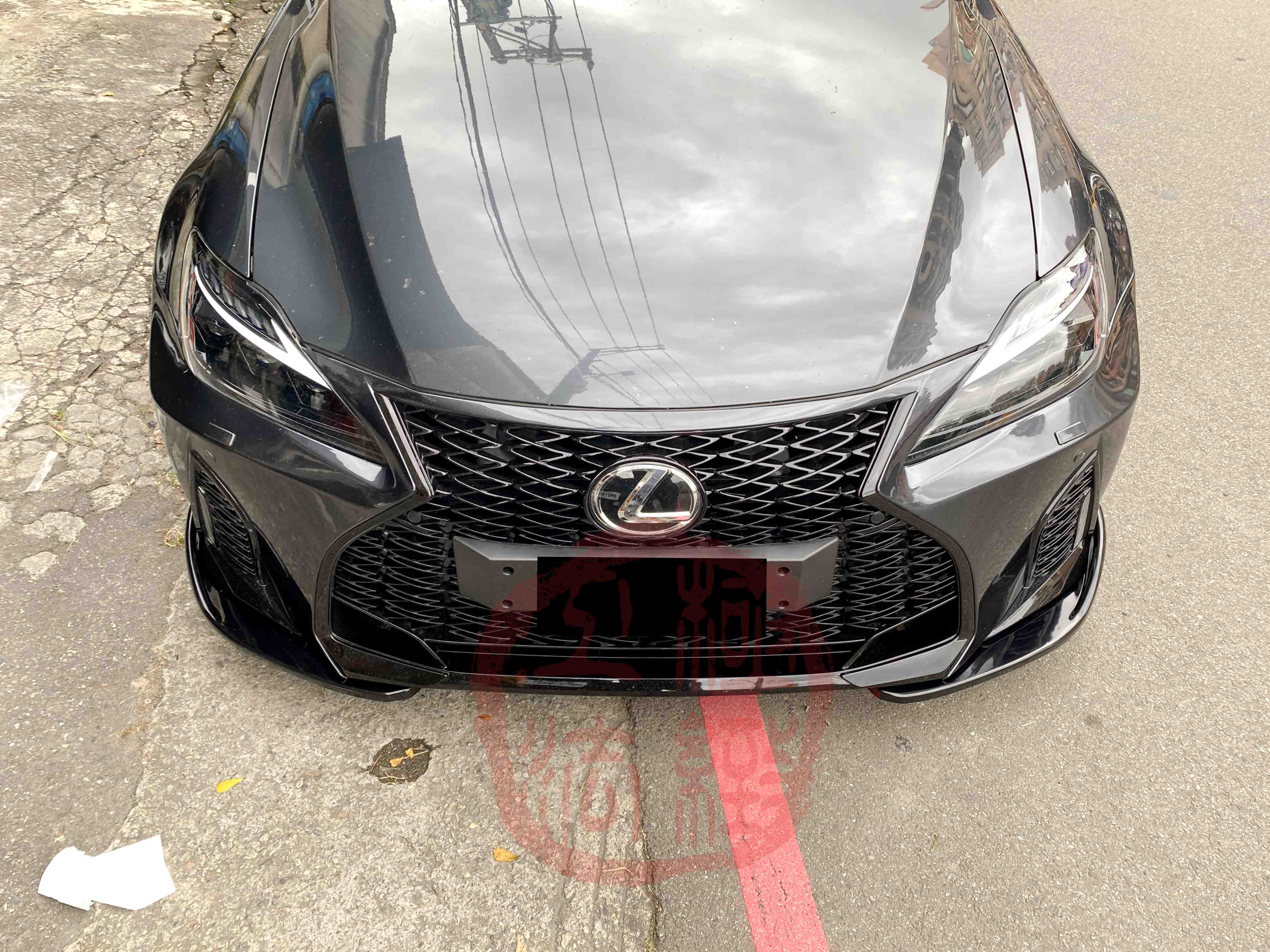 07 IS250 已改21年車頭 加裝 兩片式 前下巴定風翼 | 蝦皮購物