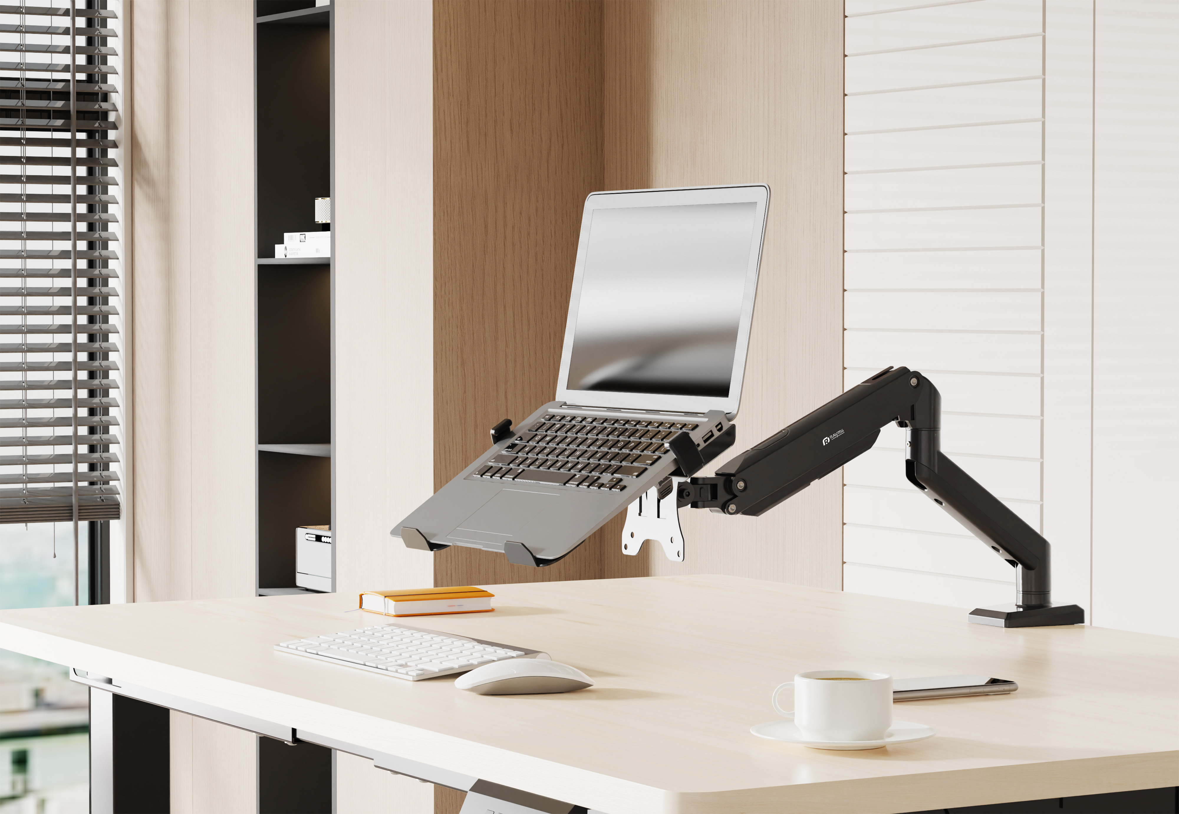 【瑞米 Raymii】 VS-78-NB-A 氣壓式螢幕筆電支架 筆電托盤 筆電螢幕支架 筆電架 增高架 懸掛支架 | 蝦皮購物