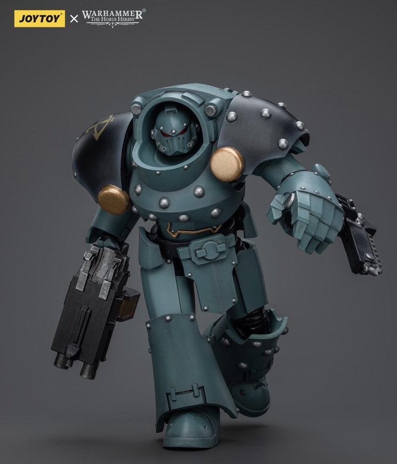 頑聚同樂會 預購 JOYTOY 戰鎚 40K 暗源JT7271 荷魯斯之子 冥府型終結者小隊 復合爆矢槍和鏈鋸拳的終結者 | 蝦皮購物