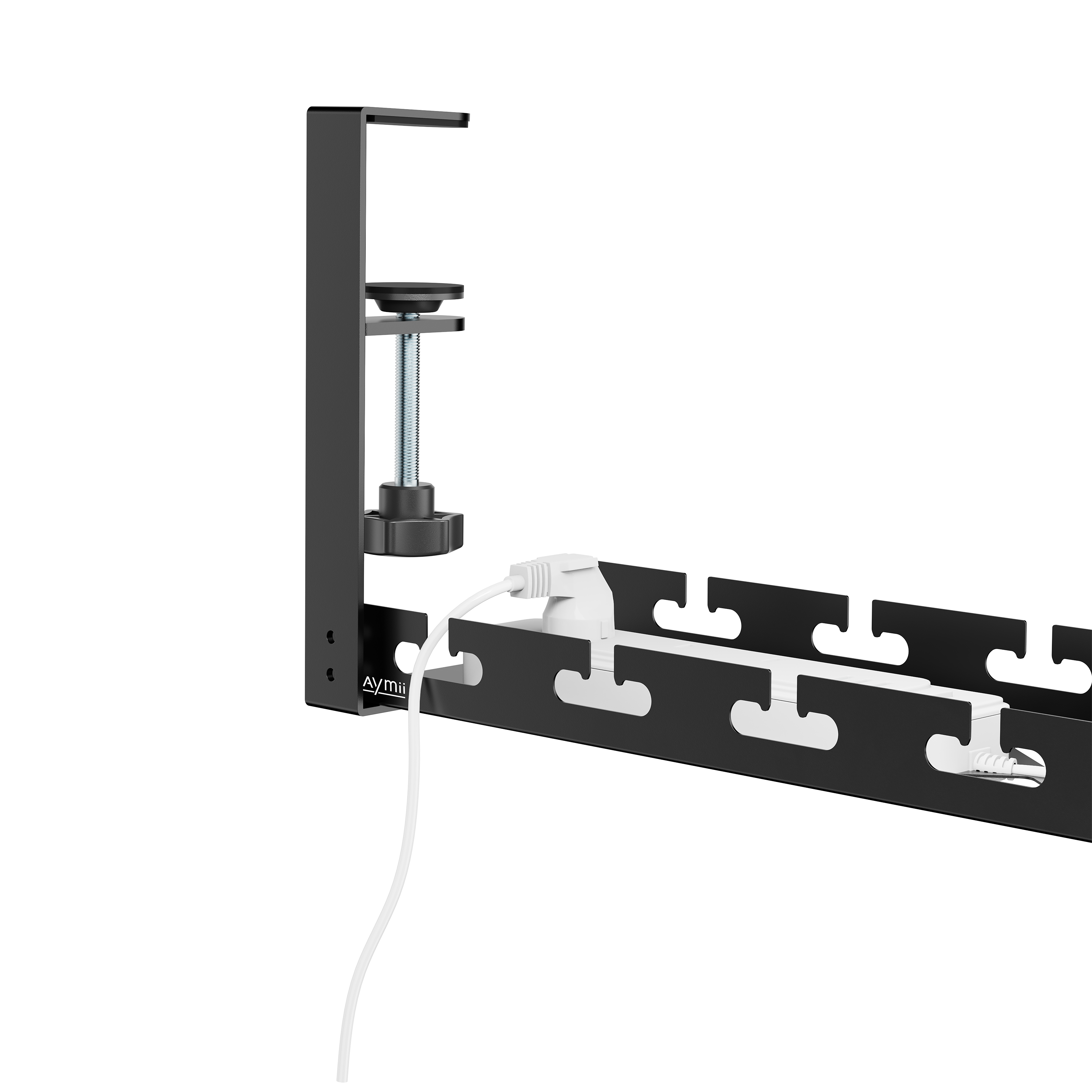 【瑞米 Raymii】 LSA-92 夾桌式可伸縮桌下理線收納槽 延長線收納架 電纜管理 線材收納 | 蝦皮購物