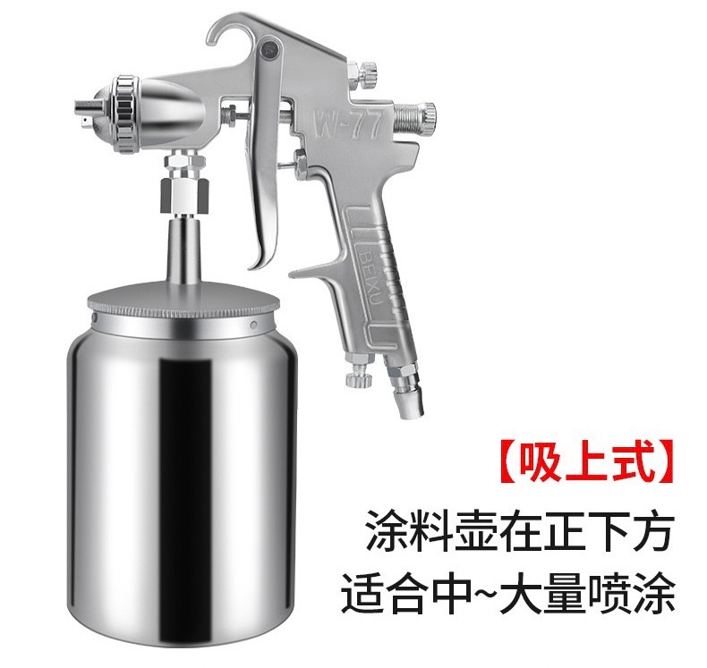 ⭐️台灣現貨 氣動噴漆槍 W-71/ W-77 油漆乳膠漆氣動噴槍 噴漆槍 W-75 汽車傢具面漆修補氣泵噴壺 | 蝦皮購物