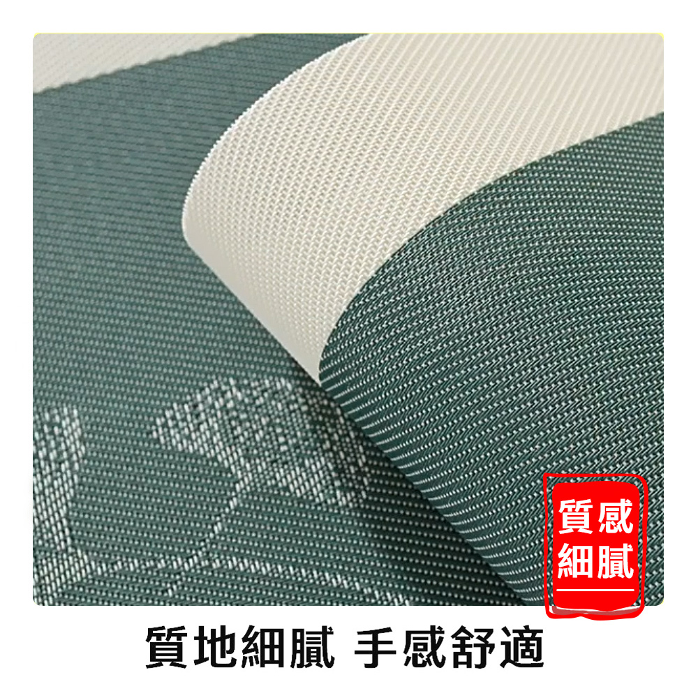 ECHAIN TECH 桌旗 客制化 餐墊 PVC隔熱墊 餐桌墊 防水墊 防燙墊 隔餐墊 餐桌防滑墊 茶台墊-杏葉綠 | 蝦皮購物