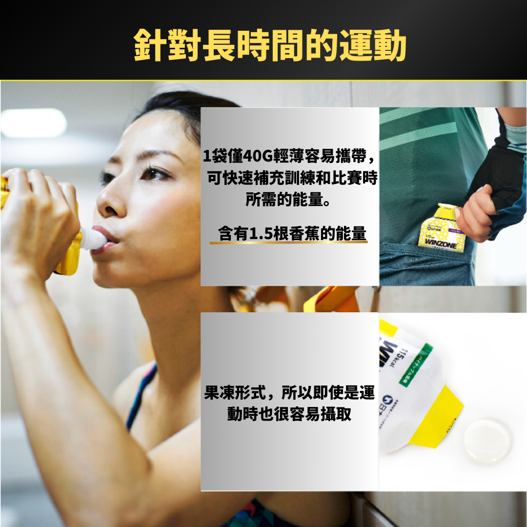 WINZONE - 勝衆 - 能量果膠飲 麝香葡萄風味 40g×12袋 | 蝦皮購物