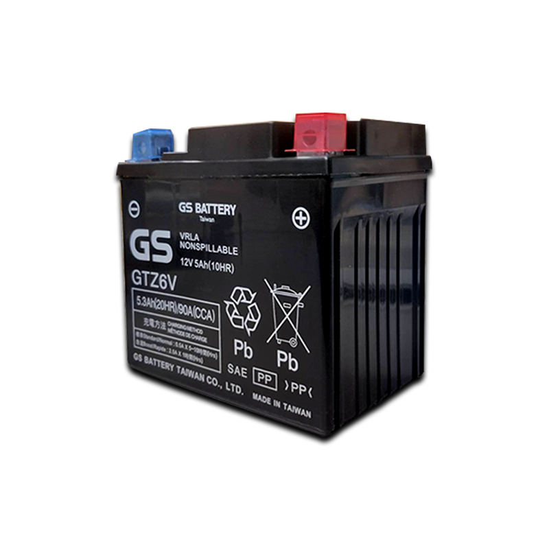 [BG] 現貨 GS 統力 GTZ6V 電瓶 免保養型機車電池 高性能 免加水電瓶 同GTX5L-BS 5號加強版 | 蝦皮購物