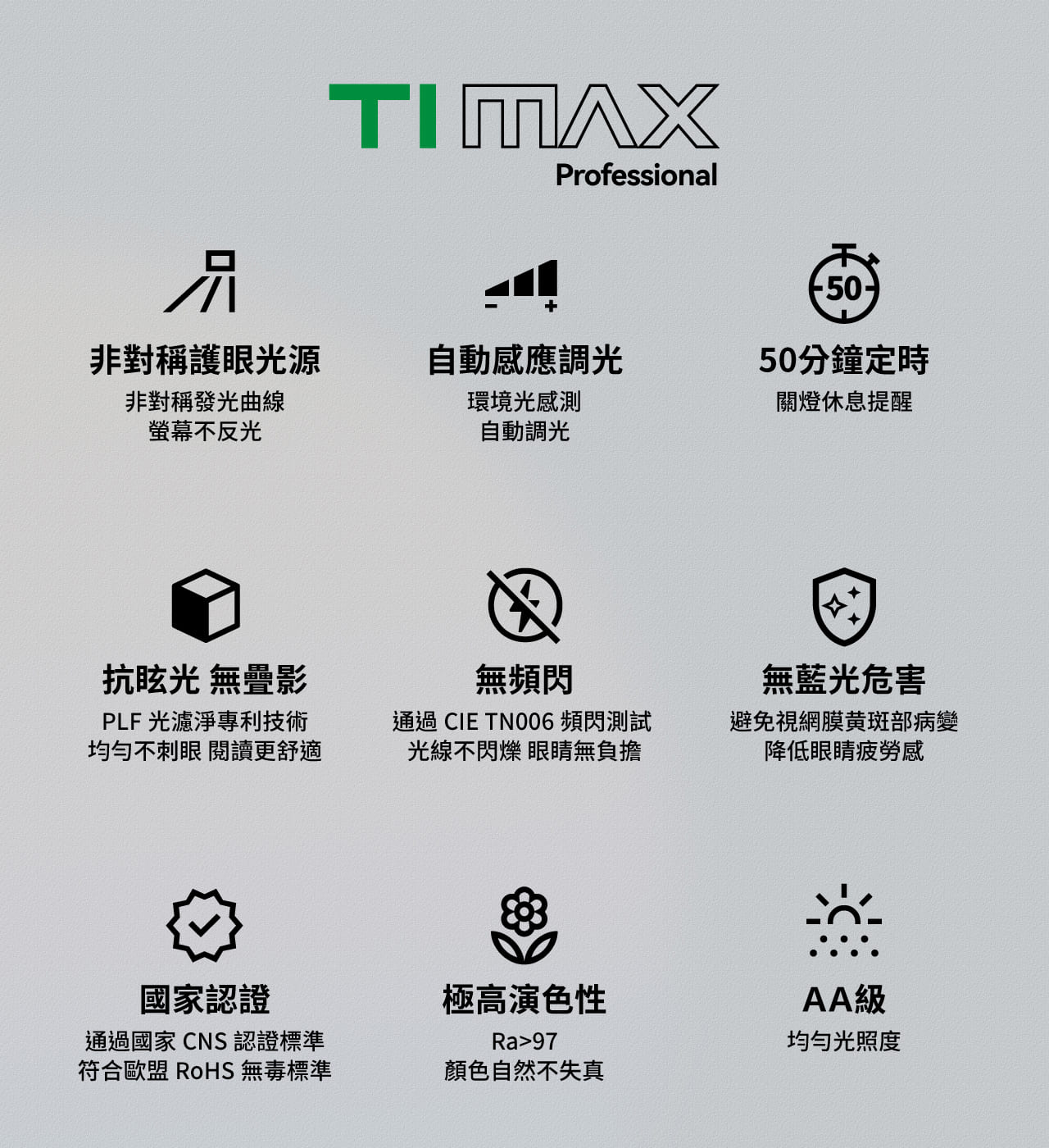 【喜光全光譜】80CM旗艦款 TIMAX PRO 鈦星白桌夾款 LED專業健康護眼檯燈∣學習閱讀工作螢幕∣台灣現貨 | 蝦皮購物
