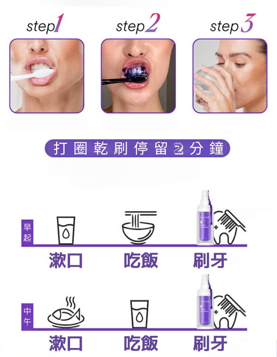 【現貨】澳洲HVIQAN 小紫瓶 V34紫色牙膏 美白牙齒 口腔清潔 慕斯牙膏 牙膏精華液 紫色牙膏 口腔照護 光學色修 | 蝦皮購物