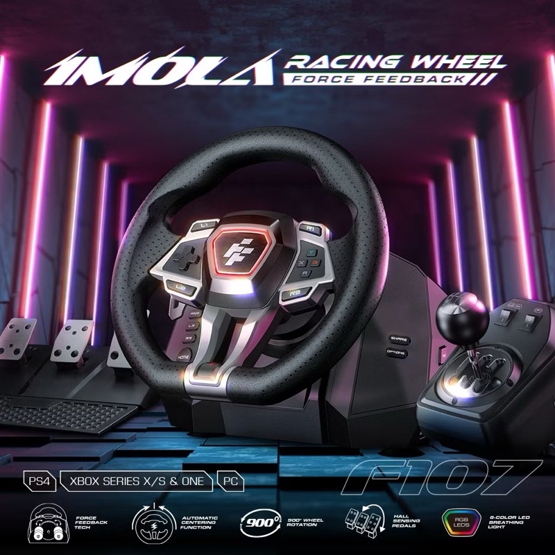Flashfire Imola PS5莫拉車神力回饋方向盤 PC Steam 地平線5 PS4 XBOX 強強滾健康 | 蝦皮購物