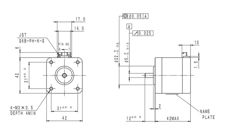Minebea 42步進馬達 高42 17PM-K142BN 步進電機 微型步進馬達 3D列印機/雕刻機配件馬達 | 蝦皮購物