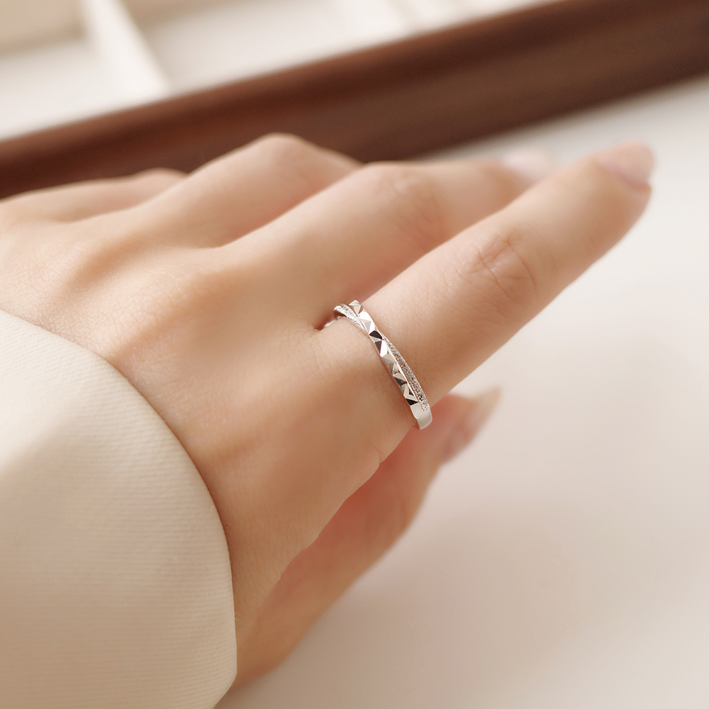 [全純銀.情侶對戒] 星光閃耀 情侶戒指/單獨賣場【UME】全純銀戒指 洗手可戴 S925純銀戒指 | 蝦皮購物