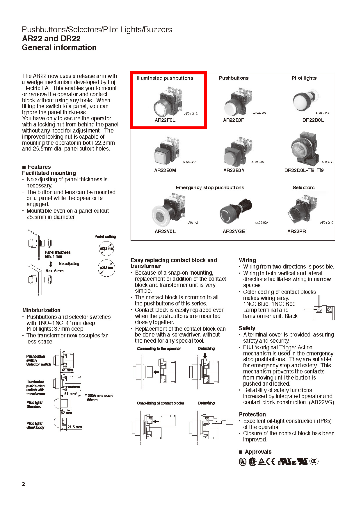 富士 Fuji 22φ 平頭照光按鈕 復歸按鈕開關 1NO LED 24VAC/DC AR22FOL AR22F0L | 蝦皮購物