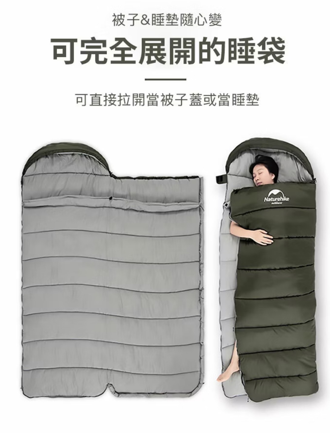 Naturehike U150全開式保暖睡袋 MSD07 | 蝦皮購物