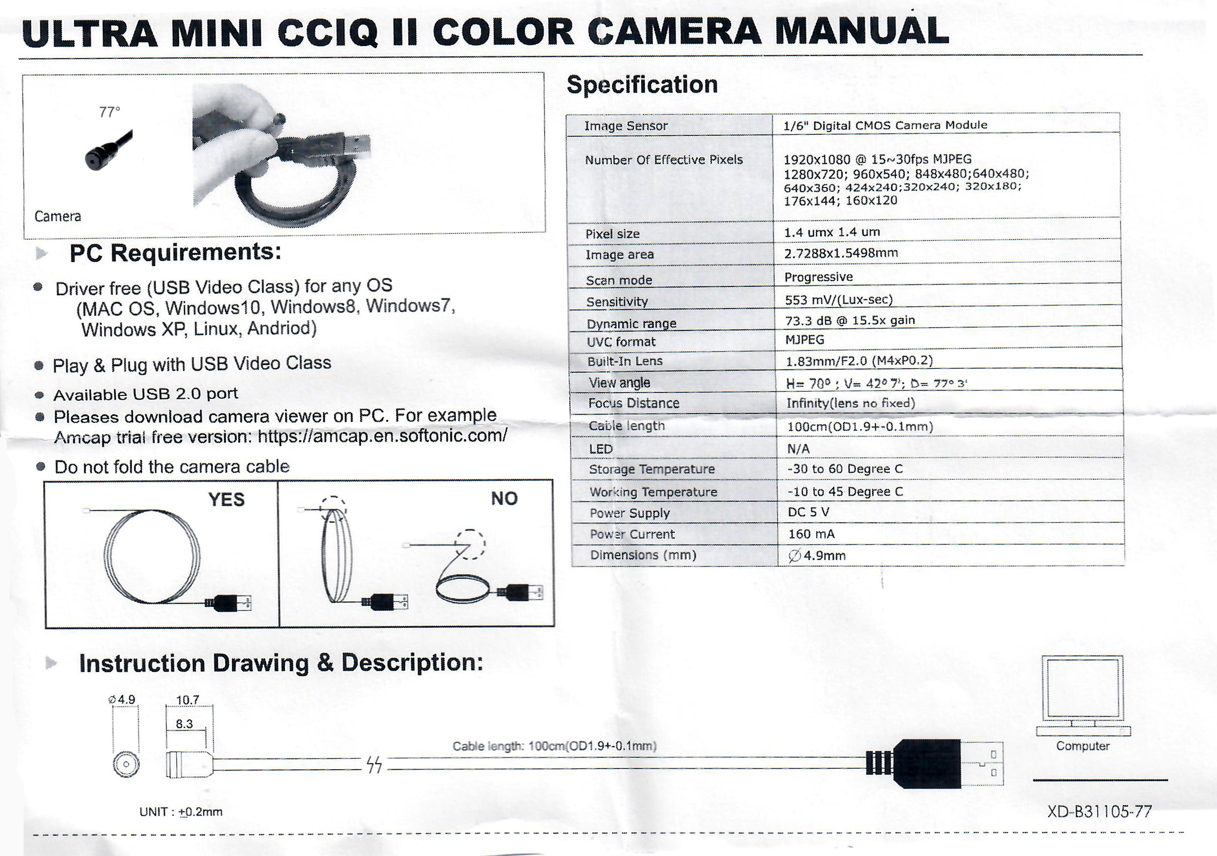 MISUMI 超迷你相機 針孔 微型相機 XD-B31105-77 / XD-B31105-158 | 蝦皮購物