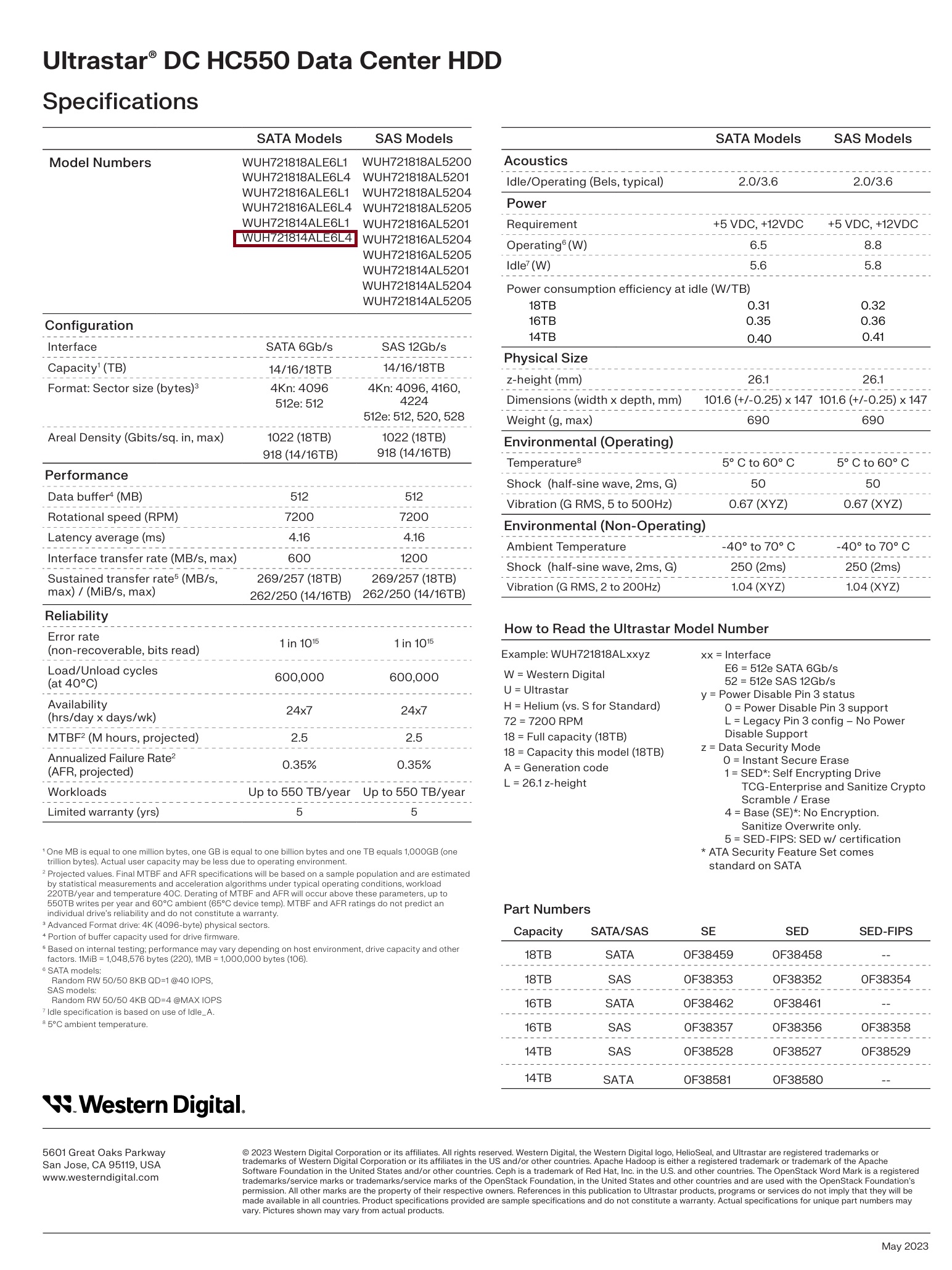 WD Ultrastar DC HC550 HC520 HC530 12TB 14TB 16TB 18TB 20TB含稅 | 蝦皮購物