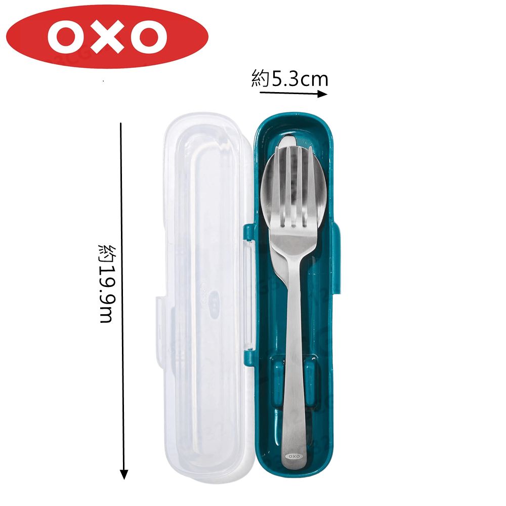 【滿599送贈品】OXO 隨行餐具組 ( 刀子 叉子 湯匙)不鏽鋼 環保餐具 美式 刀叉組 西餐餐具 | 蝦皮購物