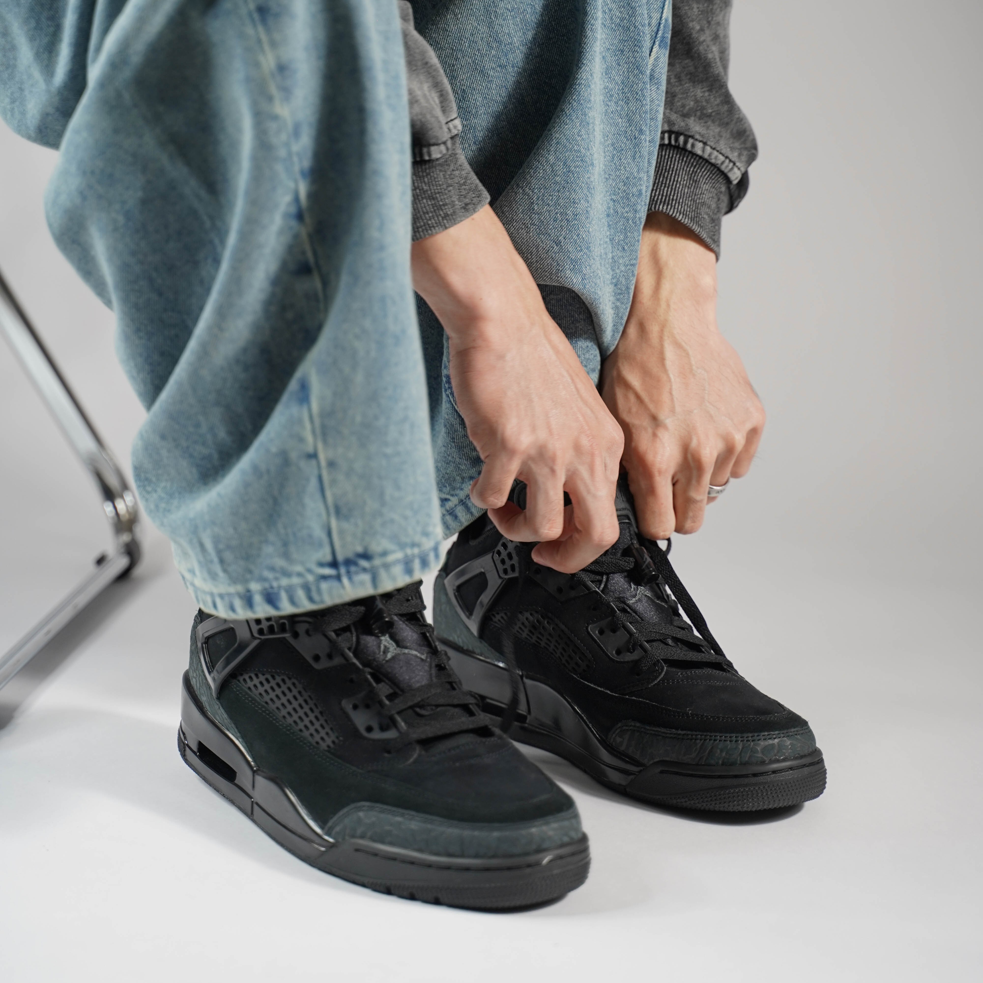 Nike Jordan Spizike Low FQ1759-001 男 休閒鞋 運動 喬丹 球鞋 爆裂紋 黑灰 | 蝦皮購物