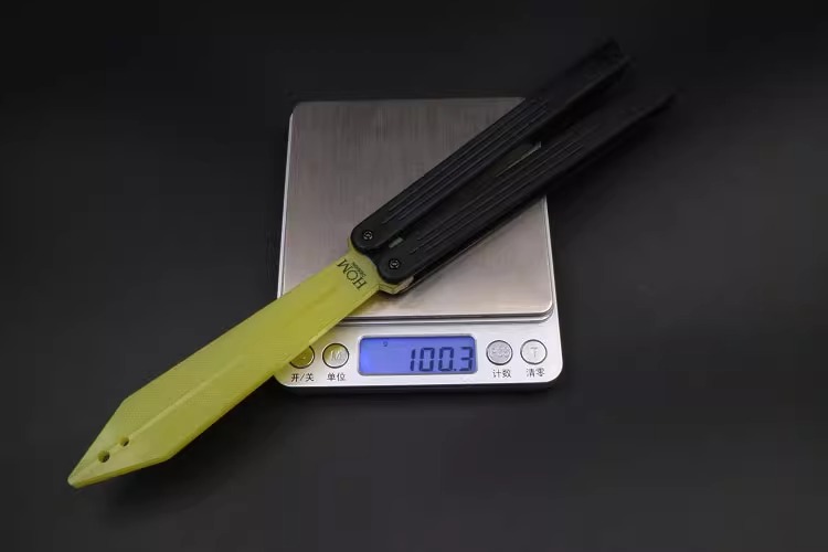 ★臺灣72hr出貨★無疆HOM G10大寶劍 玻纖塑料 非金屬 新手蝴蝶刀未開刃練習刃甩手刀 安全 花式Balisong | 蝦皮購物