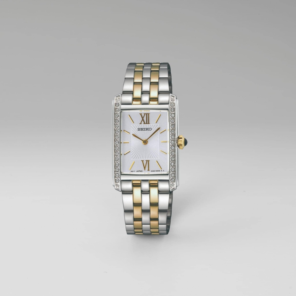 SEIKO 精工 CS系列 晶鑽羅馬經典長方形女錶 SWR093P1 / 4N30-00R0KS -sk027 | 蝦皮購物