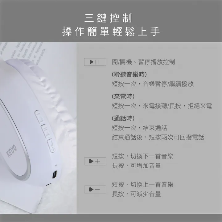 《KIMBO》KINYO現貨發票 無線藍牙頭戴式耳機 BTE-3830 藍牙耳機 無線耳機 藍牙耳麥 無線耳麥耳罩式耳麥 | 蝦皮購物