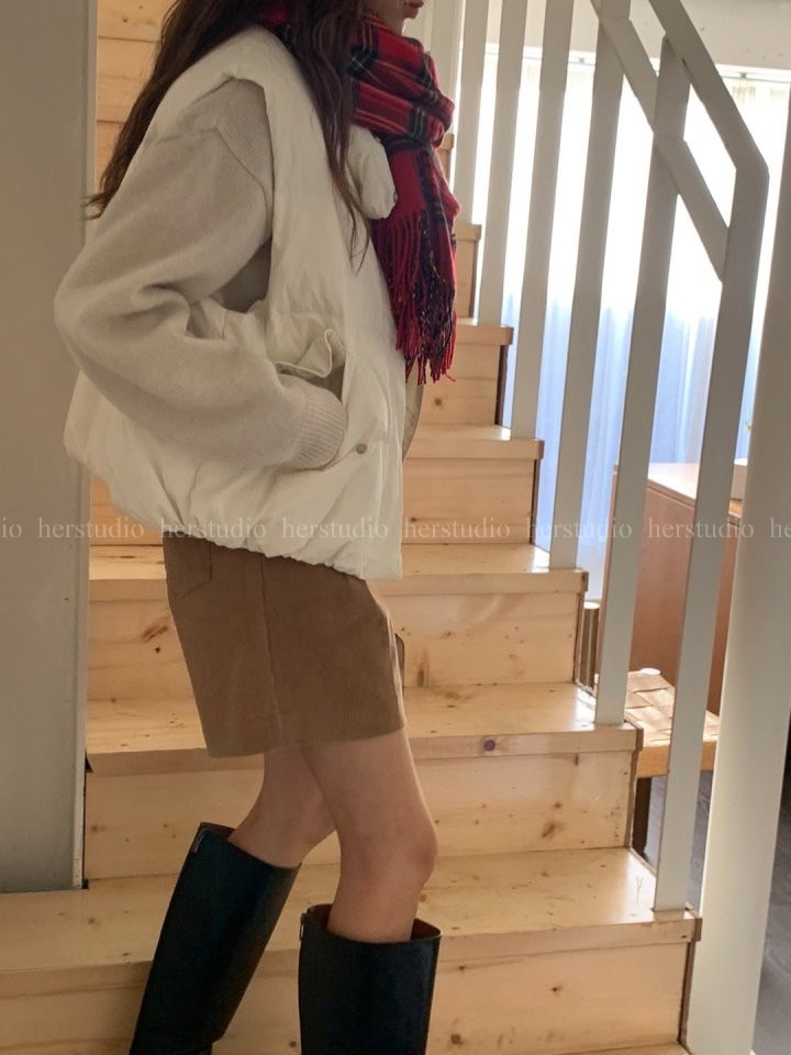 HERStudio韓國代購 推薦款!!冬天必備羽絨背心(4col) | 蝦皮購物