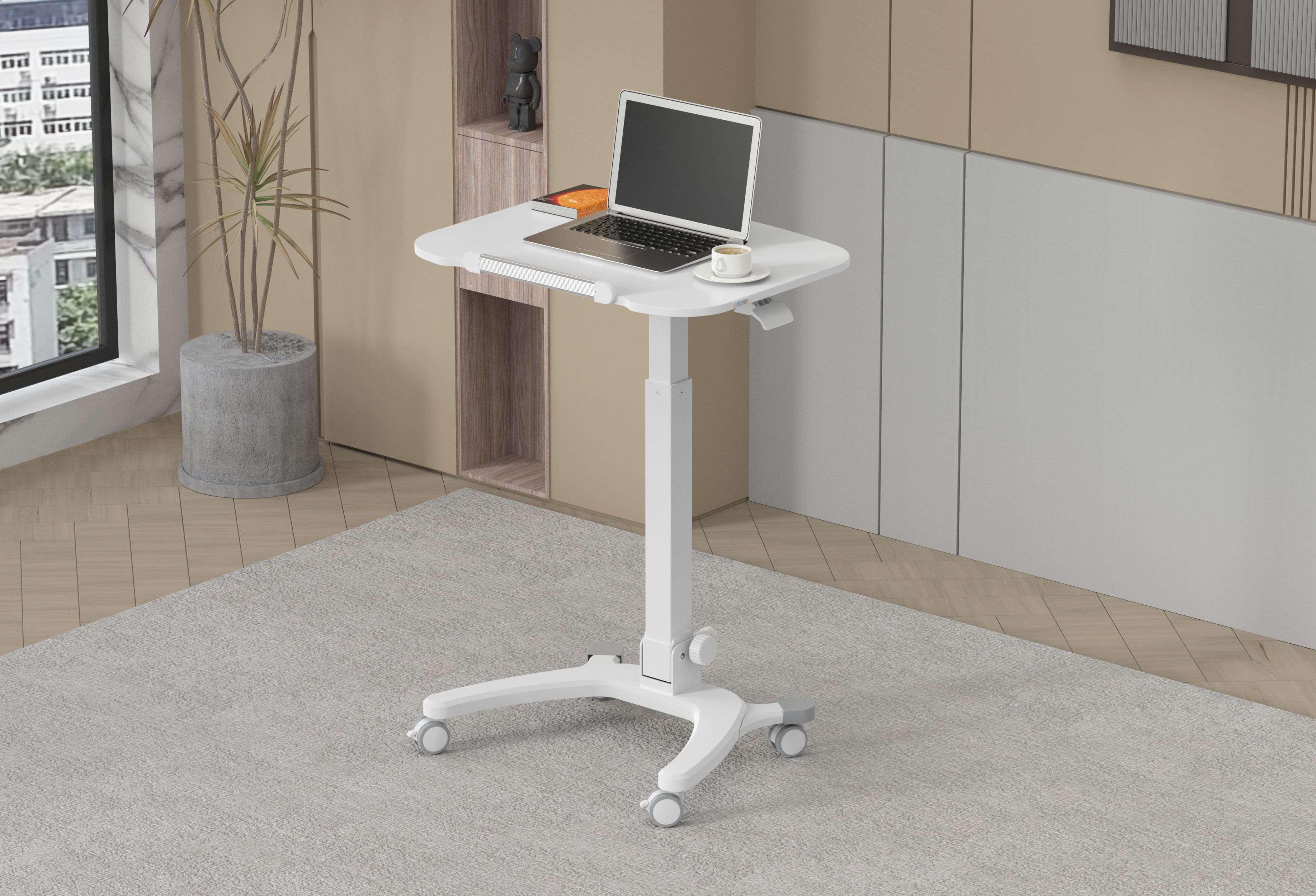 瑞米 Raymii 站立收納超快裝 VN-34 折疊式移動氣壓式升降站立辦公電腦桌 電腦桌辦公桌 升降桌 | 蝦皮購物