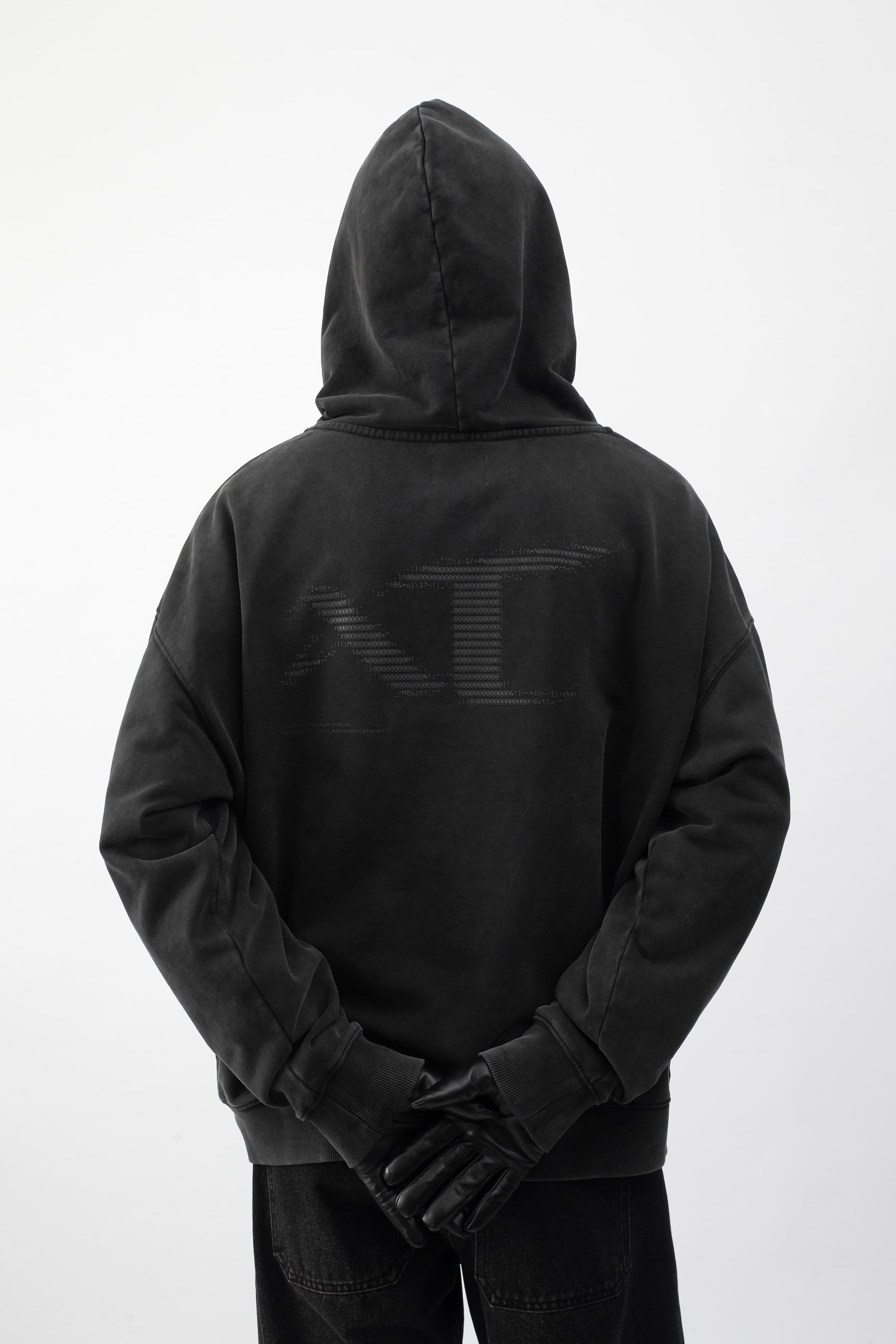 『Definite』Anonymous Talking / Logo Hoodie - F24-LS06 | 蝦皮購物
