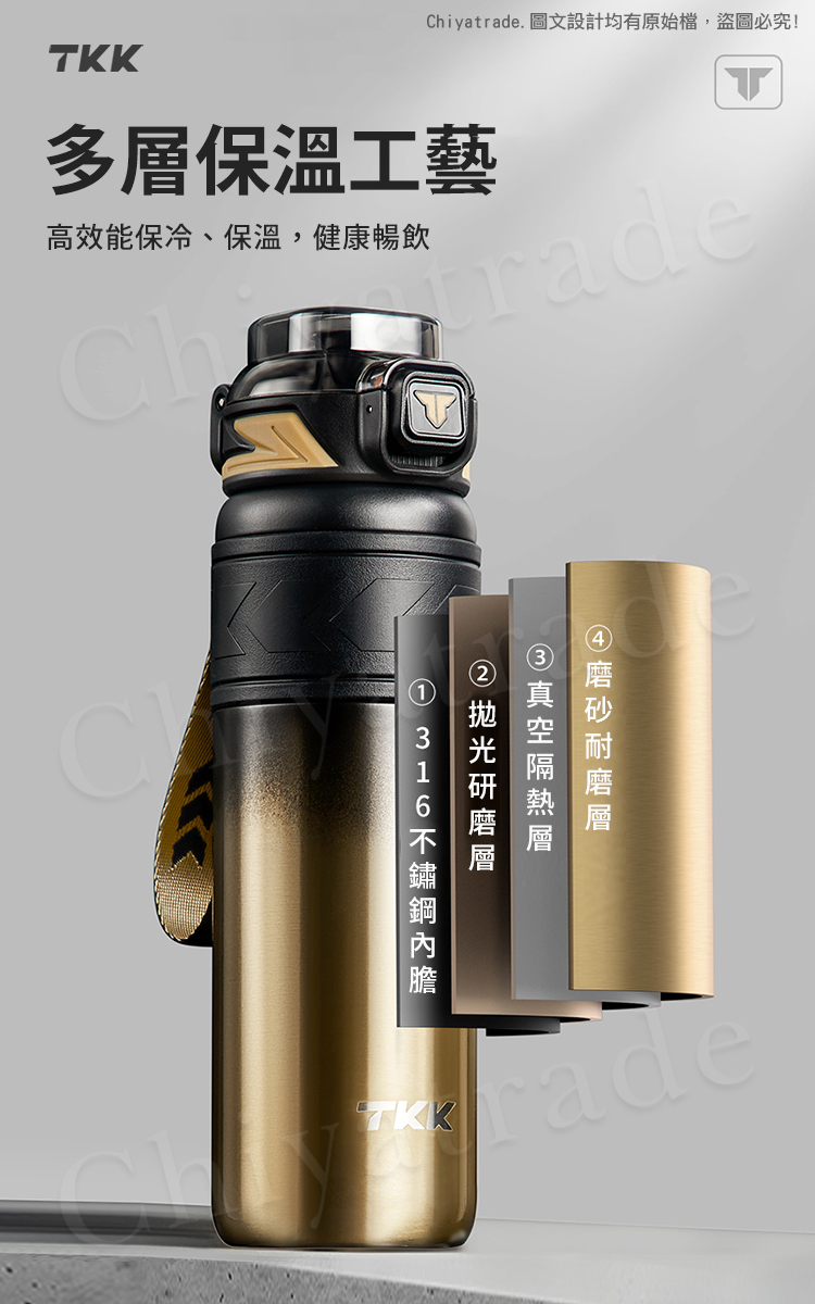 公司貨發票【TKK台灣代理】邁越系列 316不鏽鋼 兩用 保溫杯 運動水壺700ML(直飲+吸管) | 蝦皮購物